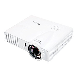 Optoma W303ST Full 3D WXGA 3000 Lumen DLP Short Throw Projector with 18,000:1 Contrast Ratio