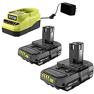 Ryobi Cordless 1/2 inch Drill Driver with (2) 18-Volt Batteries, Charger, 20 Piece Multipurpose Drill Bit Set and Buho Tool Bag