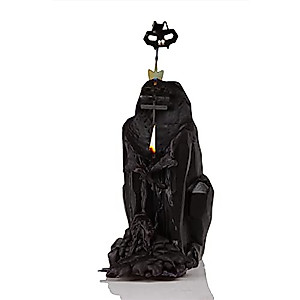 Gute Cat Skeleton Candle Spooky Goth, 8" H - Unveil Skeleton When Burning - Home Decorations for Animal Lovers, Cat Gifts, Cat Lovers Gift Burns up to 5.5 Hours! Spooky, Goth, Gothic Gifts For Him Her