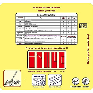 MantisTol LVP-230 8.9" (227mm) Vinyl Plank Cutter with 10 inch Contour Gauge and 3 pcs slotting blades. Best Buy !