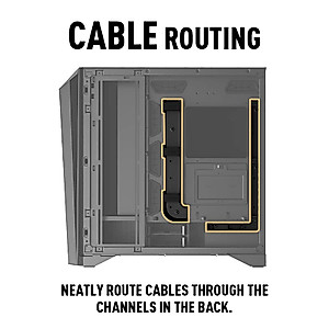 MSI MEG Prospect 700R – 4.3" Touch Panel Display - Tempered Glass Side Panel - Vertical GPU Mount – 4X ARGB 120mm Fan – Liquid Cooling Support up to 360mm Radiator x 1 – Cable Management System