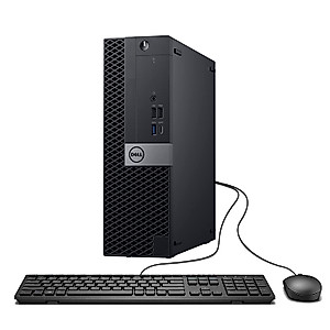 Dell OptiPlex 7070 SFF High Performance Desktop Computer, Intel Eight Core i7-9700 up to 4.7GHz, 16G DDR4, 512G SSD, WiFi, BT, 4K Support, DP, HDMI, Win 10 Pro 64 English/Spanish/French(Renewed)