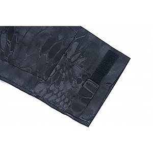 Bethspec Men's Tactical Military Assault Combat Tactical Shirt Long Sleeve Slim Fit Camo T-Shirt with 1/4 Zipper