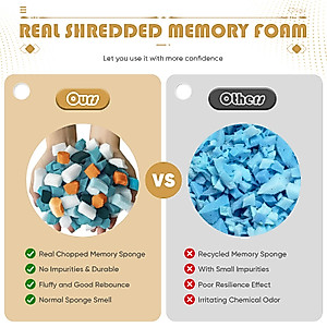 Fluffy Bean Bag Chair with Ottoman, Comfy Bean Bag for Adults and Kids, Ultra Soft Lazy Sofa Chair with Memory Sponge, Indoor Modern Accent Beanbag Chairs for Living Room, Bedroom, Apartment, Beige