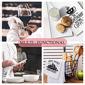 Hafhue If You Can't Beat?Em Eat?Em Funny Jeffrey Dahmer Kitchen Towel Gifts for Women Sisters Friends Mom Aunts, Housewarming Gift for Women Hostess, New Home Gift for Women, Hostess Gifts