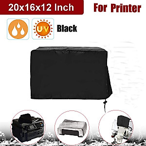 Printer Dust Cover for HP OfficeJet Pro 8600 Printer, Waterproof Anti-Static Printer Cover, Heavy Duty Printer Protector Cover, 20 x 16 x 12 Inch