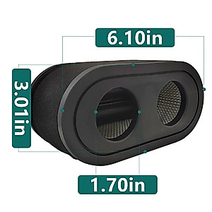 Air Filter 127-9252 fit Exmark Toro 136-7806 TimeCutter 74657 74661 74667 74675 74680 74723 74726 74731 74741 74766 75211 74866 74867 with 42" 50" V-Twin Engine (1 Pack)