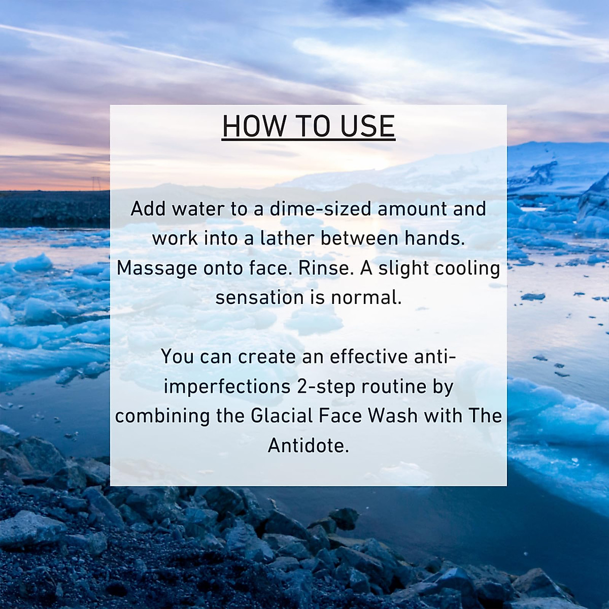 skyn ICELAND Glacial Face Wash: Creamy Foaming Cleanser to Refresh, Soothe & Purify Stressed Skin, 150ml / 5 oz