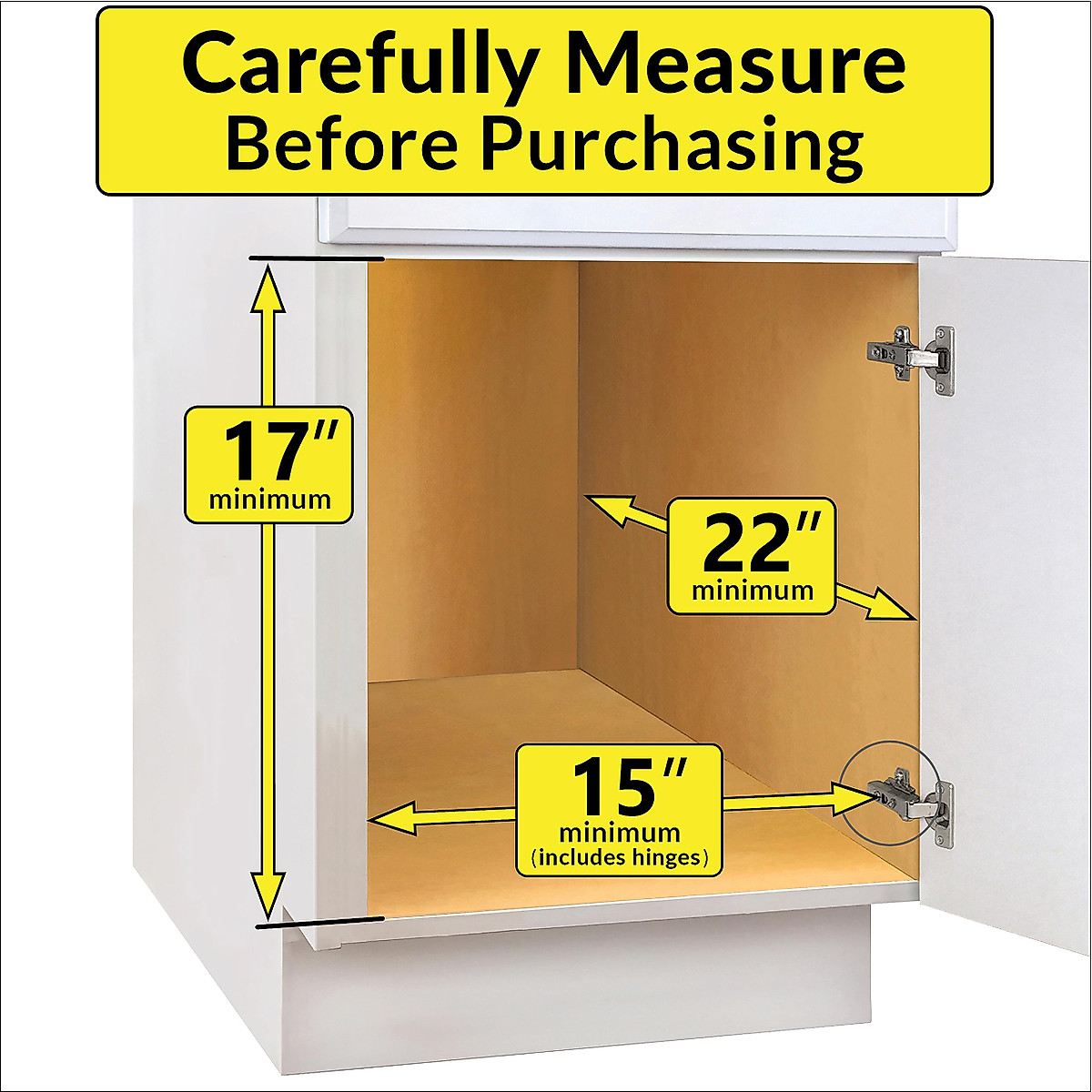 LYNK PROFESSIONAL® Pull Out Cabinet Organizer, Double - Slide Out Pantry Shelves - Sliding Storage for Inside Kitchen Cabinet or Under Sink - Roll Out Drawer for Pots, Pans - 14" x 21" Deep - Chrome