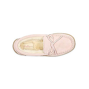 MySlipper Women's Size 7 Blush Moccasin Slippers By:MyPillow