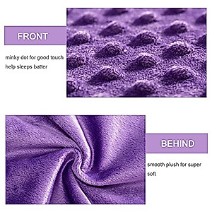 Isilila 48x72 Weighted Blanket Cover, Premium Soft Dot Duvet Cover for Weighted Blanket with 8 Ties(Removable Cover Only)