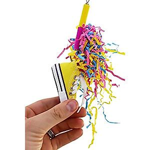 Bonka Bird Toys 1717 Shoo Shred Bird Toy Parrot Craft cage Cages Cockatiels Budgies parrotlets. Quality Product Hand Made in The USA.