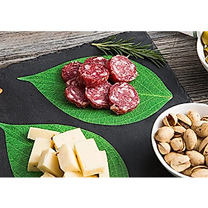 Oasis Supply Grease Resistant Leaf Cheese Paper, Disposable Cheese Board Paper, Package of 10 - Medium 7"