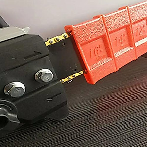 Eioflia Chainsaw Bar Blade Protective Cover Scabbard Universal Guide Plate Scabbard Cover for Garden Tools Scabbard Universal Guide Plate Plastic Chainsaw Bar Protective Cover