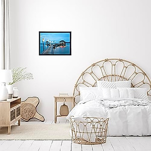 JCJMY 9x13 Picture Frame Black for Wall Hanging, Wall Mounting Horizontally or Vertically, 9 x 13 Wall Gallery Poster Photo Frame with Shatter Resistant Plexiglass, Black