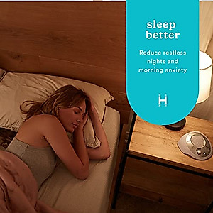 White Noise Sound Machine | Portable Sleep Therapy for Home, Office, Baby & Travel | 6 Relaxing & Soothing Nature Sounds, Battery or Adapter Charging Options, Auto-Off Timer | HoMedics