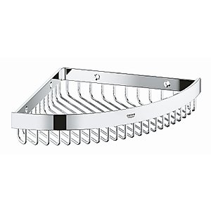 Grohe 40809000 Selection Cube Bathroom Shower Shelf, Starlight Chrome