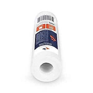Aquaboon 10” x 2.5” Whole House and Reverse Osmosis Sediment 1 Micron Water Filter Cartridge | COMPATIBLE WITH: Culligan P1, Pentek P1, PD-1-934, P5, AP110, WFPFC5002, CFS110, RS14, WHKF-GD05 (4-PACK)