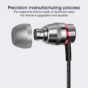 HIFI WALKER A2, High Resolution Wired Earbuds, in Ear Headphones, Dynamic Crystal Clear Sound, 3.5mm Jack (NO Mic) for Android Phones,iPad,iPod, Computers, laptops, Hi-res Earbuds for HiFi mp3 Player