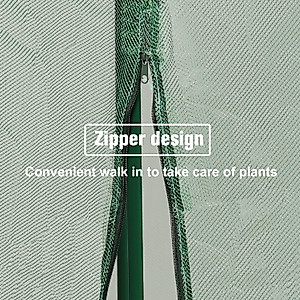 BPS 10'x3.3'x5' Crop Cage Plant Protection Netting Tent with Zipper for Vegetables Fruits and Plant, Suitable for Garden Yard and Lawn