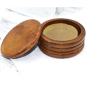 Parker Safety Razor Parker Genuine Honey Mango Wood Shaving Soap Bowl from