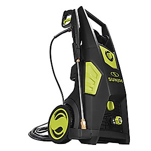 Sun Joe SPX3500 2300 Max Psi 1.48 Gpm Brushless Induction Electric Pressure Washer, w/Brass Hose Connector & SPX-HDC1G House and Deck All-Purpose Pressure Washer Rated Concentrated Cleaner, 1-Gallon