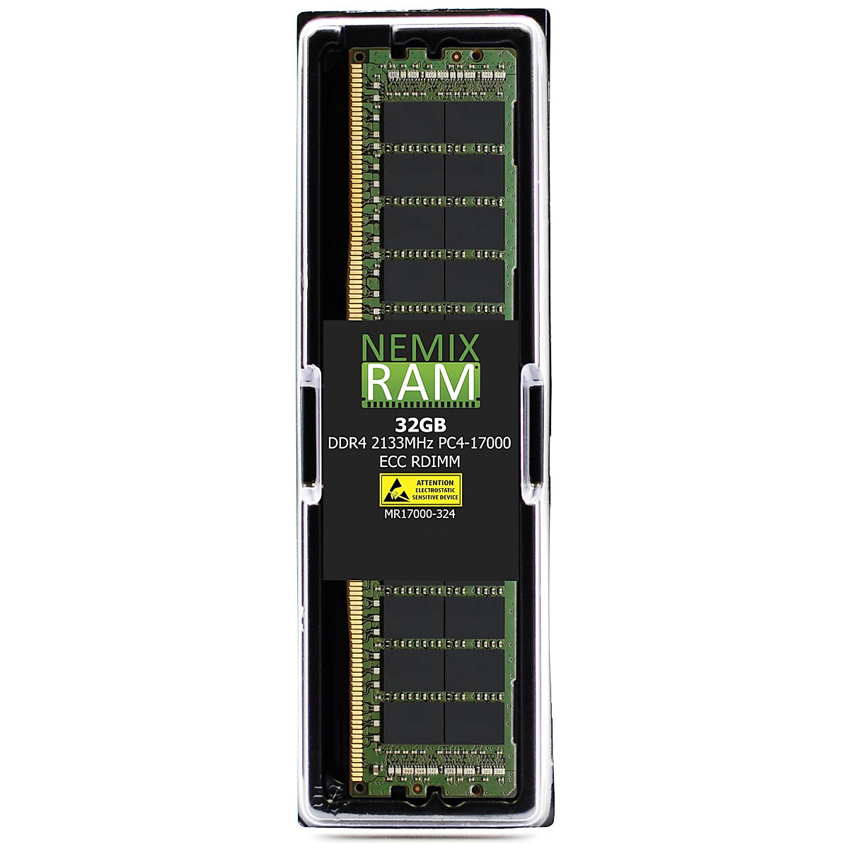 NEMIX RAM 32GB (1X32GB) DDR4 2133MHZ PC4-17000 2Rx4 1.2V 288-PIN ECC RDIMM Registered Server Memory