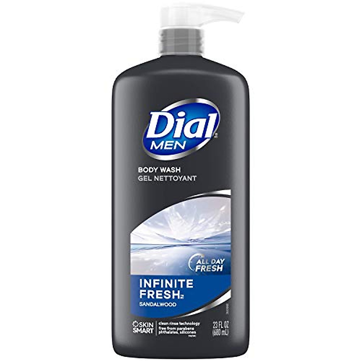 Dial Men Body Wash, Infinite Fresh, 69 fl oz (3-23 fl oz Bottles)