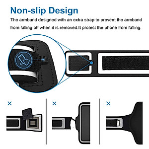 Pixel 8/8 Pro/7/7 Pro/5a Armband, BUMOVE Gym Running Workouts Sports Phone Arm Band for Google Pixel 7, 7 Pro, 6, 6 Pro, 5a with Card Holder (Black)