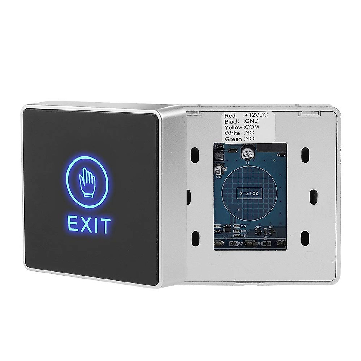 Sonew DC12V NC NO Door Exit Release Button Switch Panel LED Light for Door Access Control System