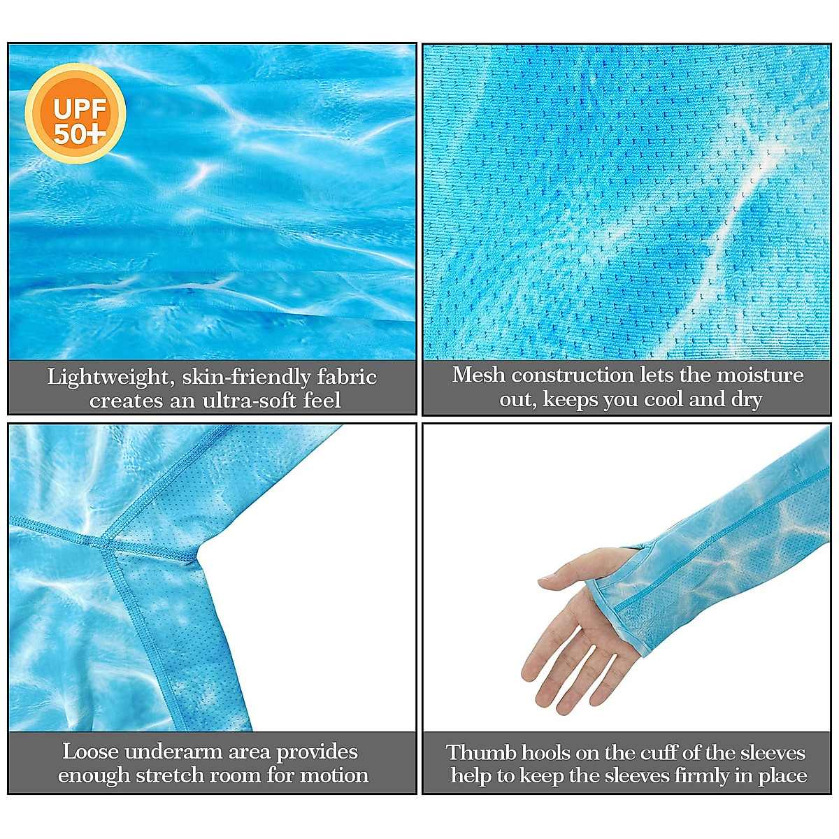 Riverruns UPF 50+ Fishing Hoodie, Sun Hooded Fishing Shirt, Sun Protection Long Sleeves Shirt for Men and Women Fishing, Kayaing