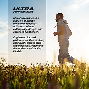 Ultra Performance 3 Pack Mens Sweatpants, Wide Leg Open Bottom Lounge Sweat Pants for Men