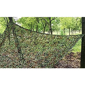 Sutekus Camouflage Net Camo Netting Hunting Blinds Military Netting for Hunting Camping Hide (10'×13')