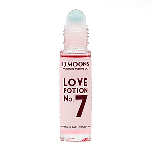 13 Moons Love Potion Number 7 Pheromone Infused Perfume Roll-on Oil, Strong Attraction Unisex Pheromones…