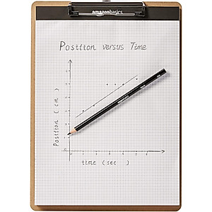 Amazon Basics Hardboard Office Clipboard - 6-Pack