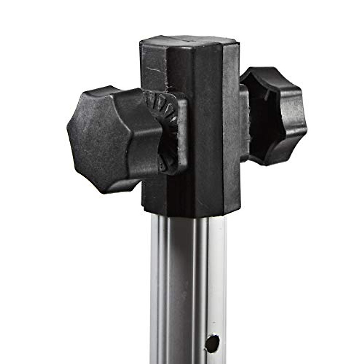 Comfort Zone Fixed Base Heater Stand - All-Weather, Telescopic, Freestanding Aluminum Standing Pole for Patio Warmer - Steady, Lightweight & Heavy Duty Aluminum Body, Adjustable Height, CZPHS1