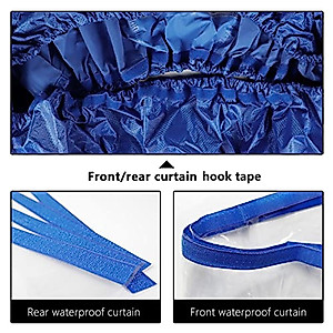 BJADE'S Mini Split Air Conditioner Cleaning Cover Bag Kit,with Drain Hose and Two Sides Support Plates,Dust Washing Clean Bag for Wall Mounted AC Units(L)