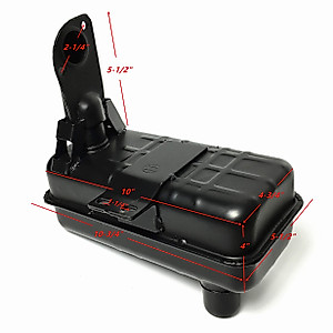 POWER PRODUCTS New Muffler and Gasket Fits Yanmar L100 & Chinese 186F 10HP Diesel Engine