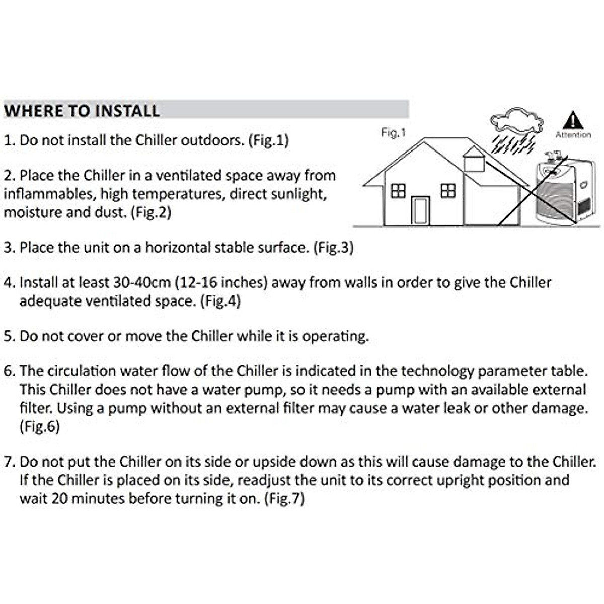 Hydrofarm AACH50 Chiller, Active Aqua, 1/2 HP, White