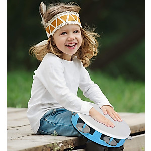 Rhode Island Novelty 5.5 Inch Mini Tambourines, Pack of 12 Assorted