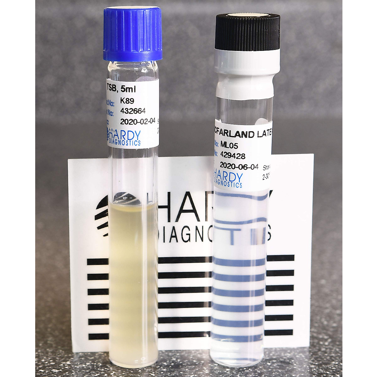 Tryptic Soy Broth (TSB), a General Growth Medium for Microorganisms, 5ml Fill, 16x100mm Tube, Optically Clear, Shatter Resistant, Polycarbonate Tube, Order by The Package of 20, by Hardy Diagnostics