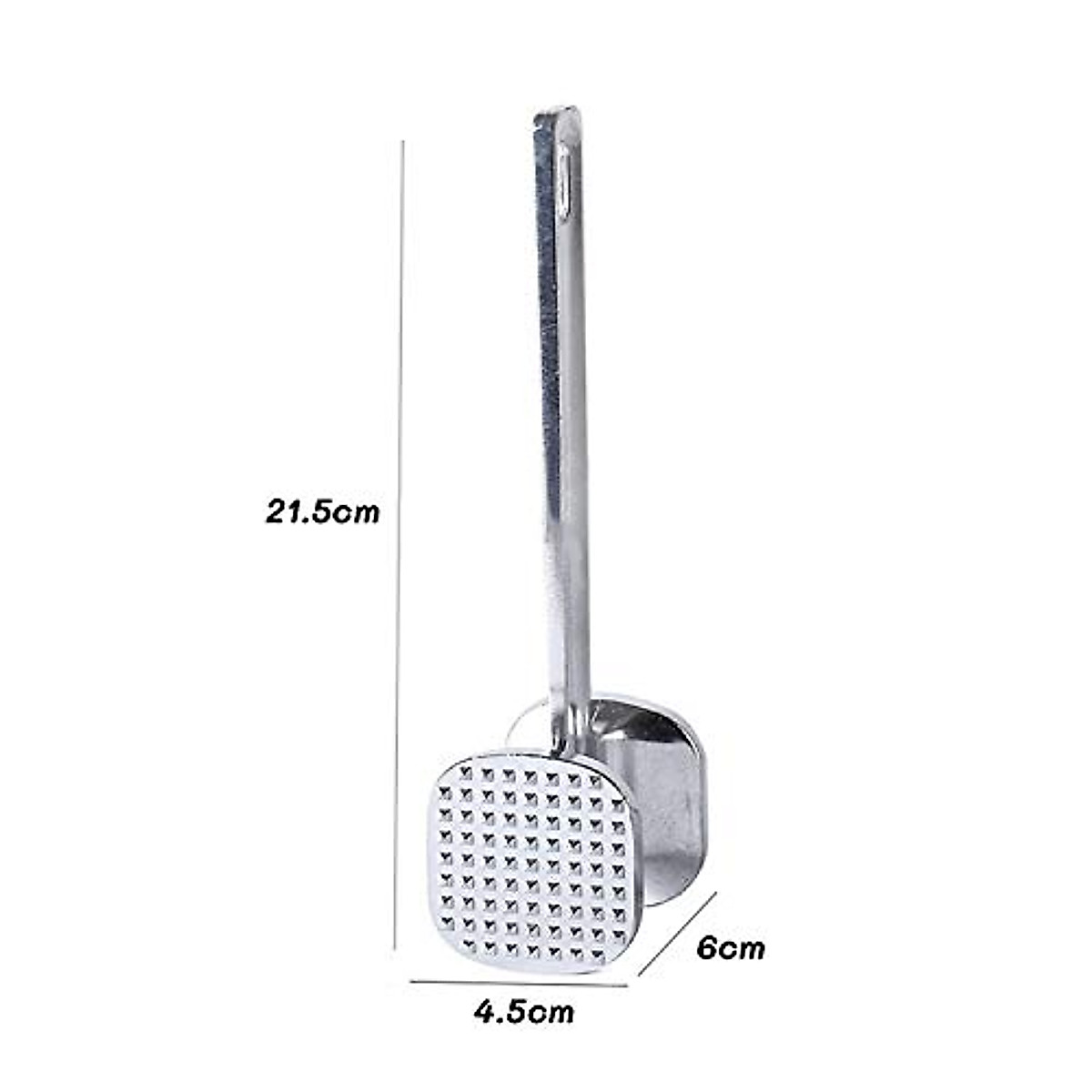 LaXon Meat Tenderizer,Steel Dual-Sided Heavy Duty Meat Tenderizer Tool,Great for Loosening Vegetables,Crack Crab or Crush Garlic
