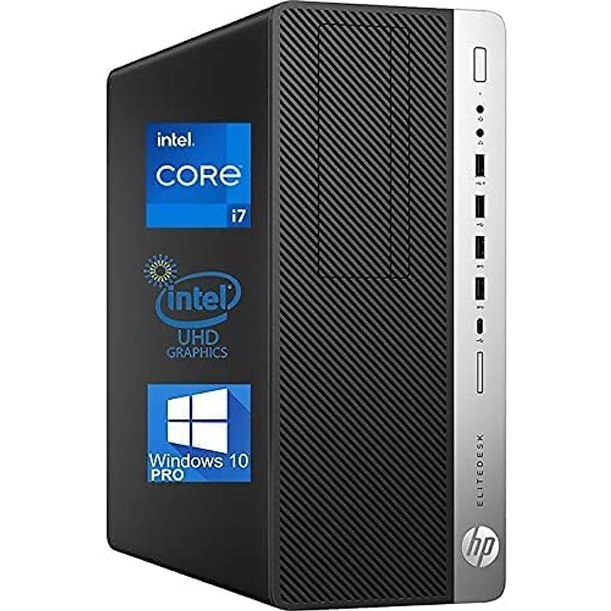 HP EliteDesk 800 G3 Small Form Factor PC (with RGB Keyboard), Intel i7 6700 up to 4.0 GHz, 32GB DDR4, 1TB SSD, 500GB HDD, 4K Support, WiFi, BT, DP, Win 10 Pro (Renewed)