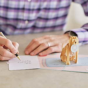 Lovepop Doggone Mom Pop-Up Card – Mother’s Day Card – Handcrafted 3D Pop-Up Greeting Card for Her – Mother’s Day Love Card from the Dog, 5 x 7”