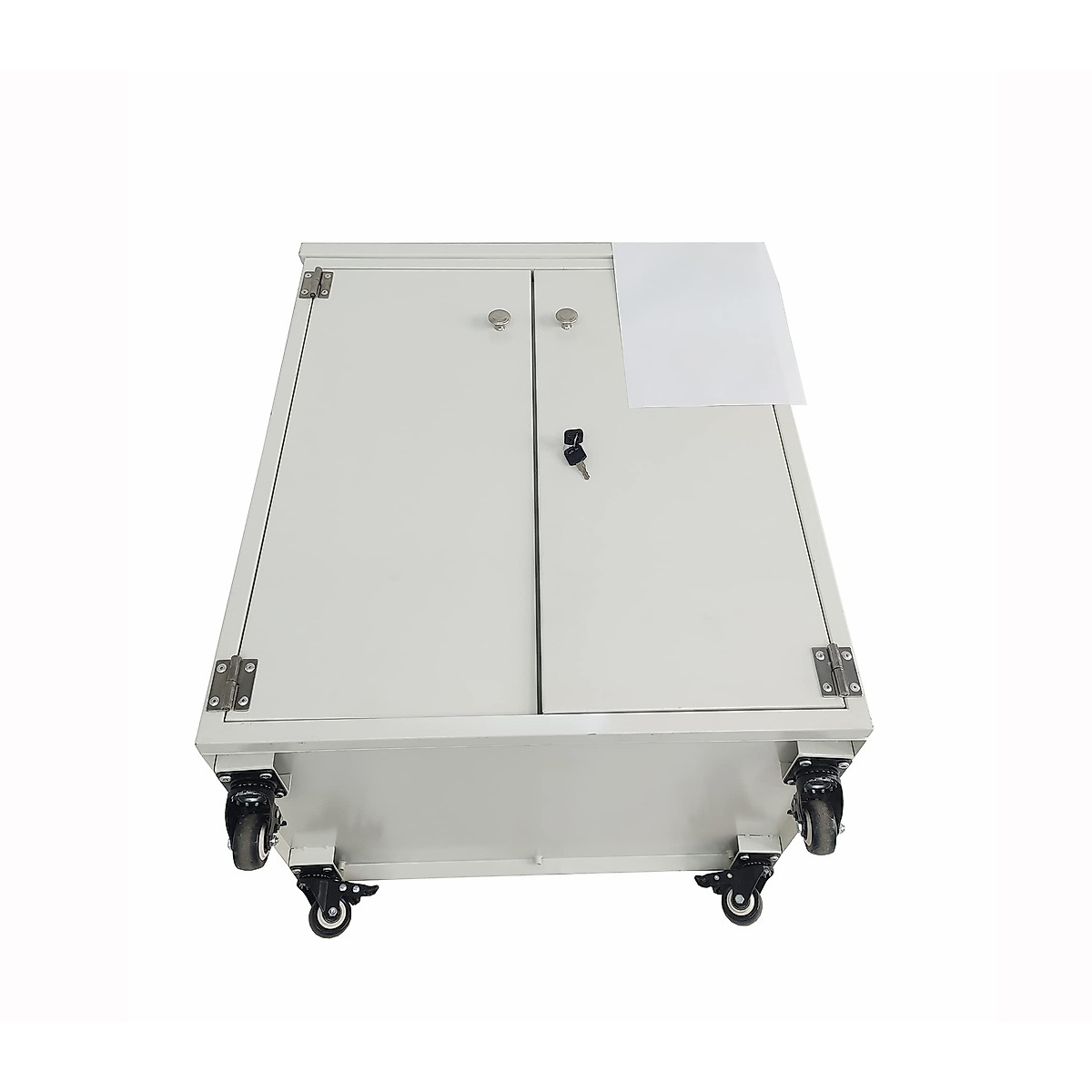 Steel Cabinet Portable Sink Self Contained Hand Wash Station Mobile Sink Water Fountain Water Supply 110V/12V Powered Built-in Pump Water Jugs NOT Included 24 X 18 X 30" Cabinet Size 10094-NPF