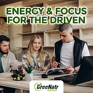 GreeNatr Ginko Biloba & Panax Ginseng Supplement - Red Ginseng Brain Supplement for Memory and Focus - Ginkgo Biloba Supplements for Good Vision, Immune System and Improved Blood Flow - 3 Bottles