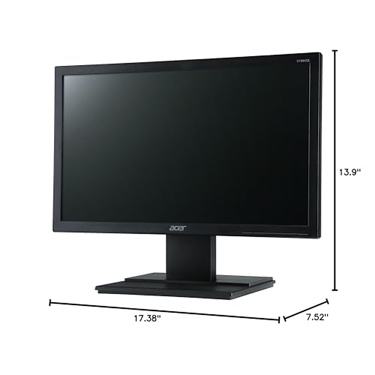 Acer UM.XV6AA.A01 18.5-Inch Screen XGA Wide LCD Monitor,Black