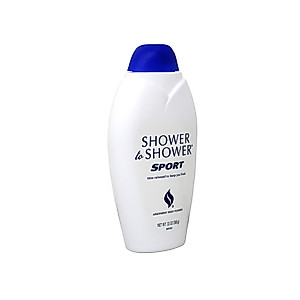 Shower to Shower Absorbent Body Powder, Sport, 13-Ounce Bottles (Pack of 4)