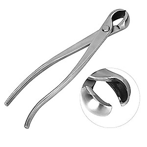 Fdit 210mm Stainless Steel Knob Cutter Bonsai Cutter Concave Cutter Gardening Tool Plant Bosai Branch Cutter