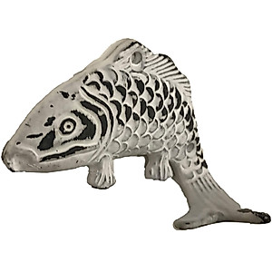(2) 4" - Fish - BB-74 - Coat Hook - For coat, bag, hand towel etc - Distressed Finish For interior & Exterior Designing